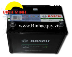 Ắc quy khô Bosch 75D23R/L(12V-65Ah),Phân phối Ắc quy khô Bosch 75D23R/L(12V-65Ah) Chính hãng